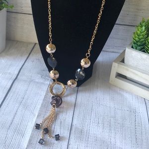 Chaps | Jewelry | Chaps New Statement Necklace Beads Goldtone | Poshmark